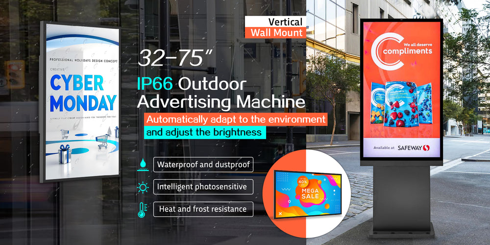 Leangle Digital Signage Touch Advertising Screen Holographic Display