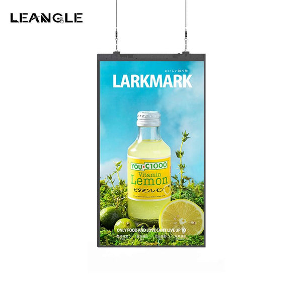 Single Sided Hanging Window Display Screen Digital Signage